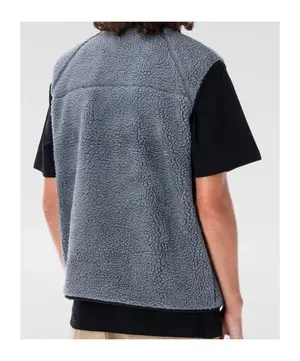 Carhartt Work In Progress Prentis Logo Patch Zipped Vest
