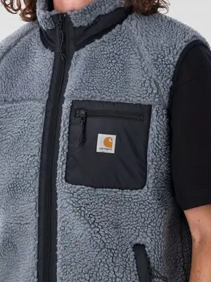 Carhartt Work In Progress Prentis Logo Patch Zipped Vest
