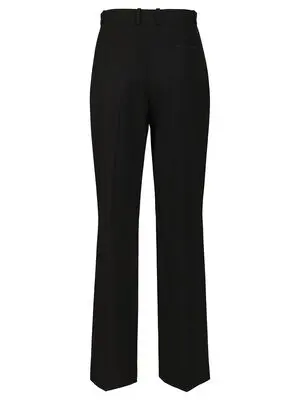 THE ROW Virgil Tailored Wide-leg Pants - Black