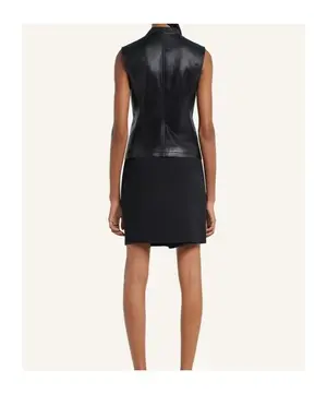 COURREGES City Shadow Leather Vest