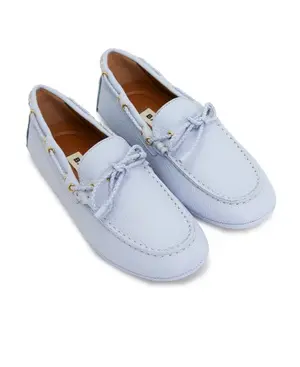 Bally Round Toe Flat Shoes With Logo Detailing