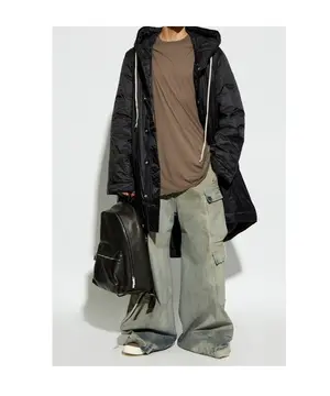 Rick Owens Oversized Zipped Parka