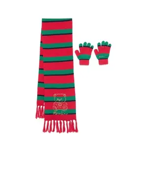 Moschino Teddy Bear Scarf - Red/multicolor
