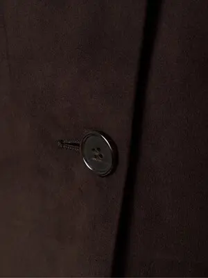 THE ROW Fabian Single-breasted Suede Jacket