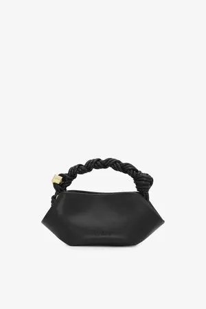GANNI Mini Bou Tote Bag - Black