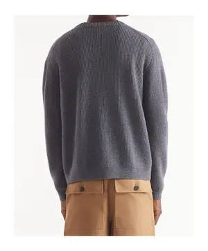 Maison Kitsuné Bold Fox Head Patch Knitted Cardigan