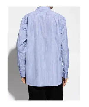 Comme Des Garçons Striped Shirt - Blue