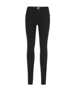 COURREGES Courrèges Logo Printed Racer Leggings