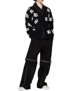 Dolce & Gabbana Graffiti Printed Lace-up Sneakers