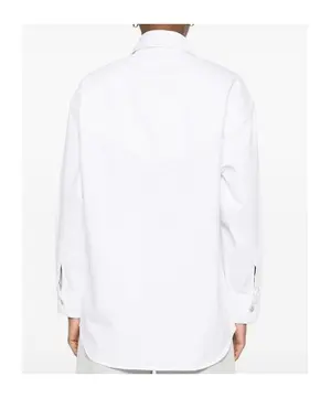 AGOLDE Lotta Western Denim Shirt - White