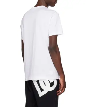 Dolce & Gabbana Dolce Gabbana Logo Embroidered Crewneck T-shirt