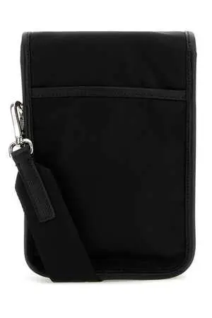 Prada Logo Plaque Buckle Fastened Crossbody Bag