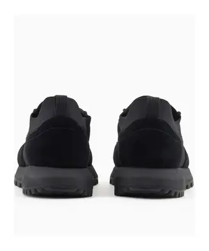 Emporio Armani Logo Plaque Lace-up Sneakers