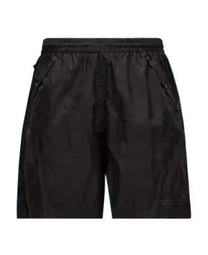 Moncler Logo Patch Nylon Shorts