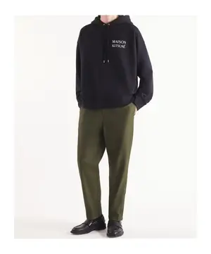 Maison Kitsuné Graphic Printed Drawstring Hoodie