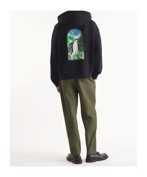 Maison Kitsuné Graphic Printed Drawstring Hoodie