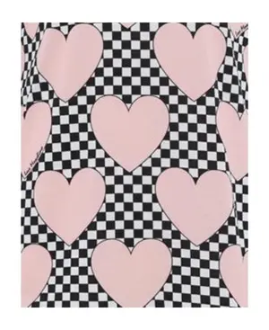Moschino Checkered Love Print T-shirt