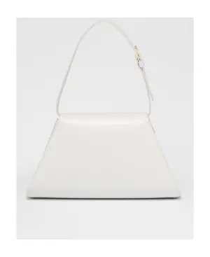 Prada Triangle Logo Foldover Top Shoulder Bag