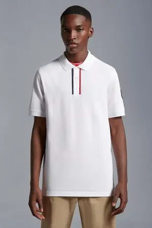 Moncler Tricolour Polo Shirt
