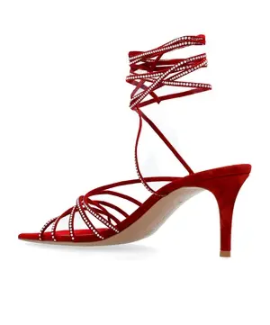 GIANVITO ROSSI Embellished Tie Fastening Sandals