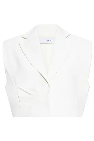 IRO PARIS Iro Sleeveless Lapel Collar Top