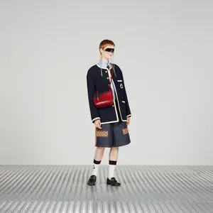 Gucci Chlorophyll Formula Embroidered Tweed Jacket