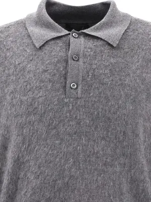 Prada Cashmere And Silk Polo Sweater