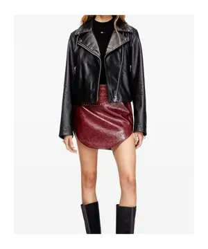DIESEL® Leather Biker Jacket
