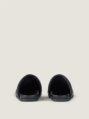 Givenchy Logo Patch Slippers - Black