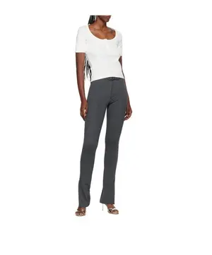 COURREGES Logo Embroidered Top
