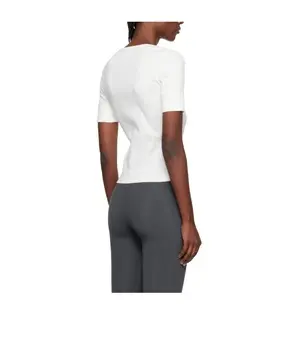 COURREGES Logo Embroidered Top