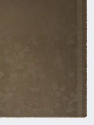 Max Mara Jacquard Wool Stole