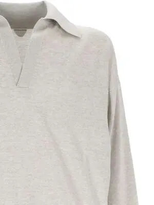 Bottega Veneta Embroidered Knitted Polo Shirt