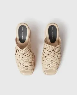Stella McCartney Square Toe High Heel Sandals