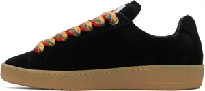 LANVIN Curb Lite Lace-up Sneakers - Black