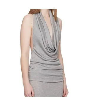 AYA MUSE Draped Halterneck Top