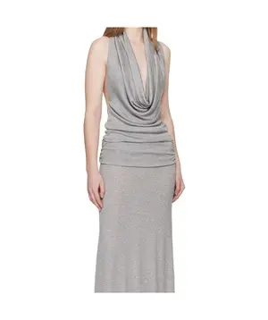 AYA MUSE Draped Halterneck Top