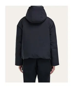 FERRAGAMO Zip-up Hooded Padded Jacket