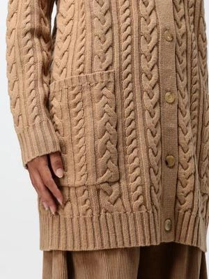 Max Mara V-neck Cable Knit Cardigan