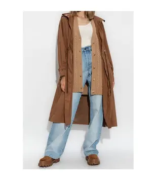 Max Mara V-neck Cable Knit Cardigan