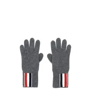 Thom Browne Five-finger Gloves - Gray