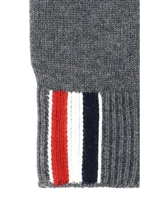 Thom Browne Five-finger Gloves - Gray