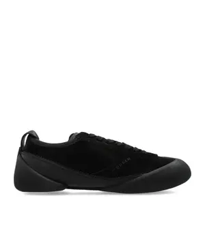 Alexander McQueen Round Toe Low Top Sneakers - Black