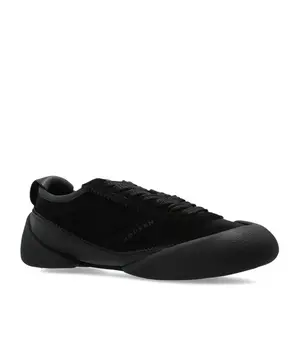 Alexander McQueen Round Toe Low Top Sneakers - Black