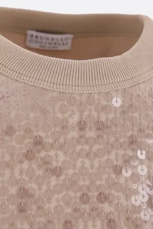 Brunello Cucinelli Sequined Cotton Tank Top - No