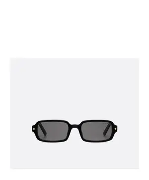 Dior Rectangular Sunglasses With Logo Detail - Black