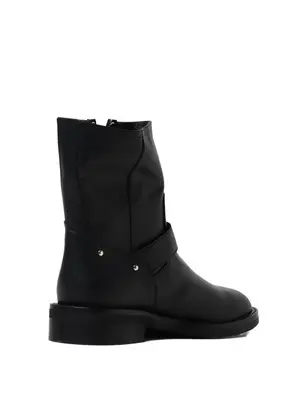 VIA ROMA 15 Buckled Ankle Boots