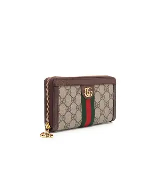 Gucci Ophidia Gg Zip Around Wallet