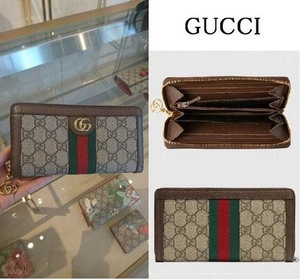Gucci Ophidia Gg Zip Around Wallet