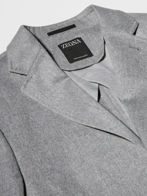 Zegna Oasi Cashmere Suit Jacket - Gray